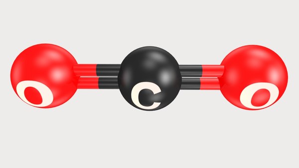 carbon dioxide 3d obj