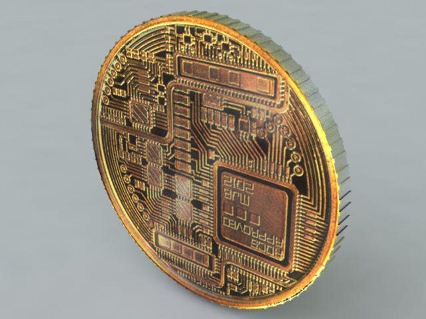 3D Bitcoin Coin Bit - TurboSquid 1202589
