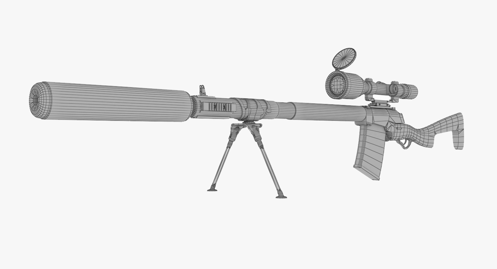 3D Rifle Scope - TurboSquid 1365933