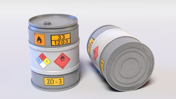 Explosive Barrel 3D model - TurboSquid 1906685