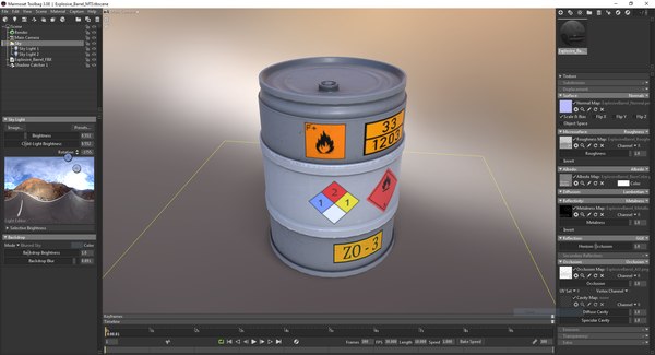 Explosive Barrel 3D model - TurboSquid 1906685