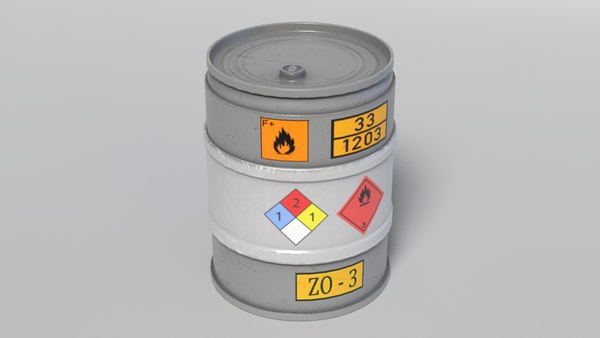 Explosive Barrel 3D model - TurboSquid 1906685