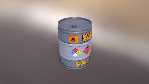 Explosive Barrel 3D model - TurboSquid 1906685