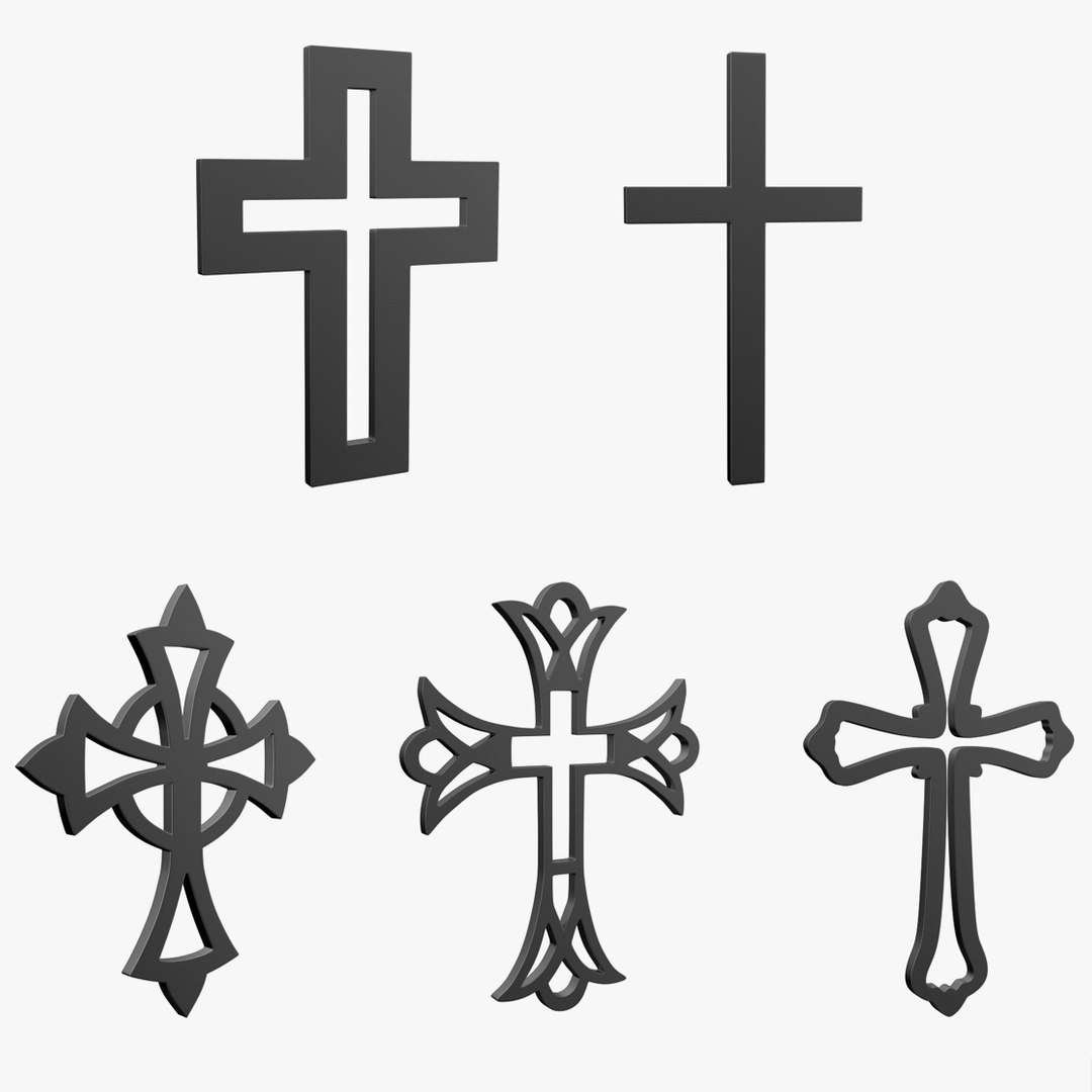 3d model cross