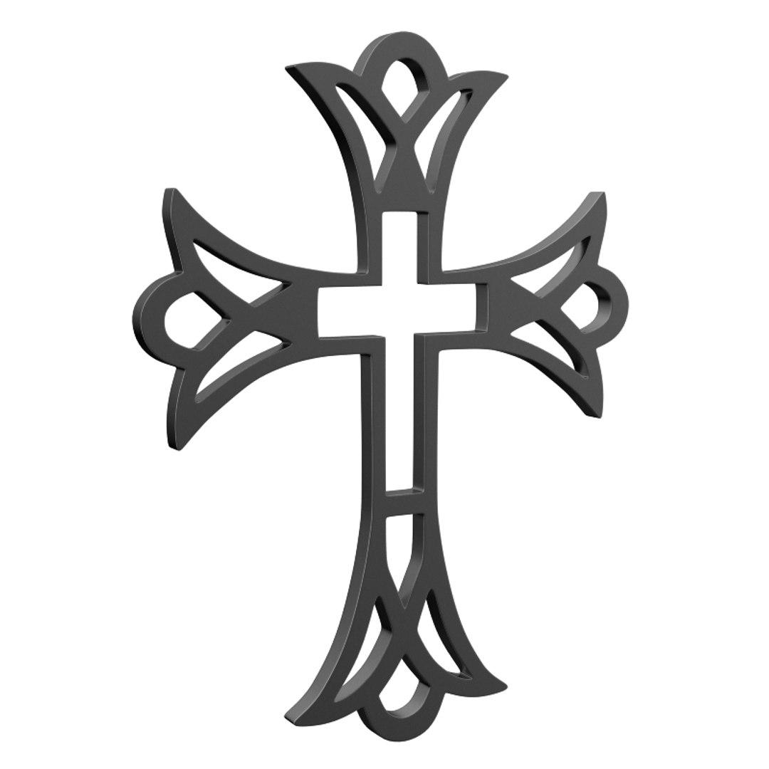3d Model Cross