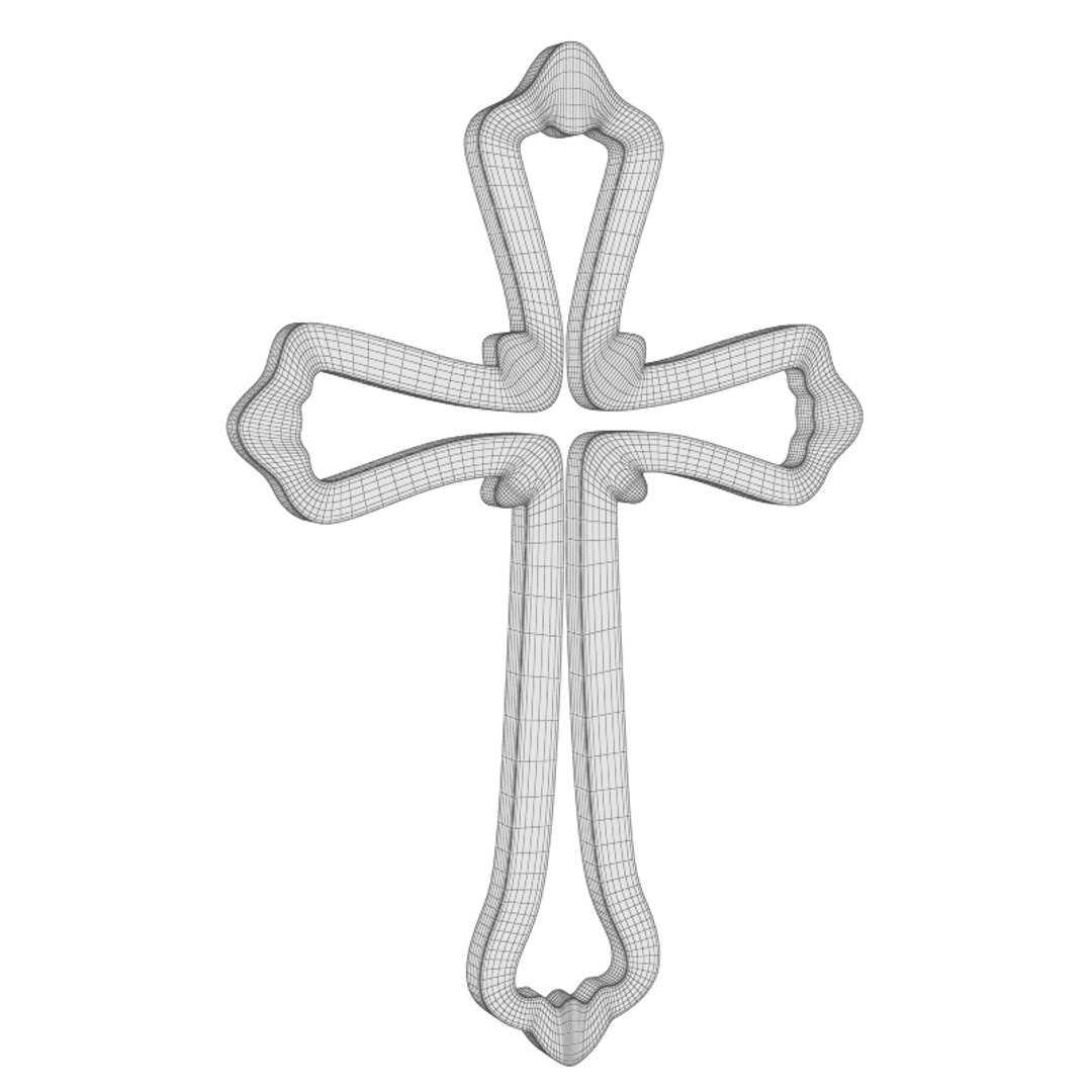 3d Model Cross