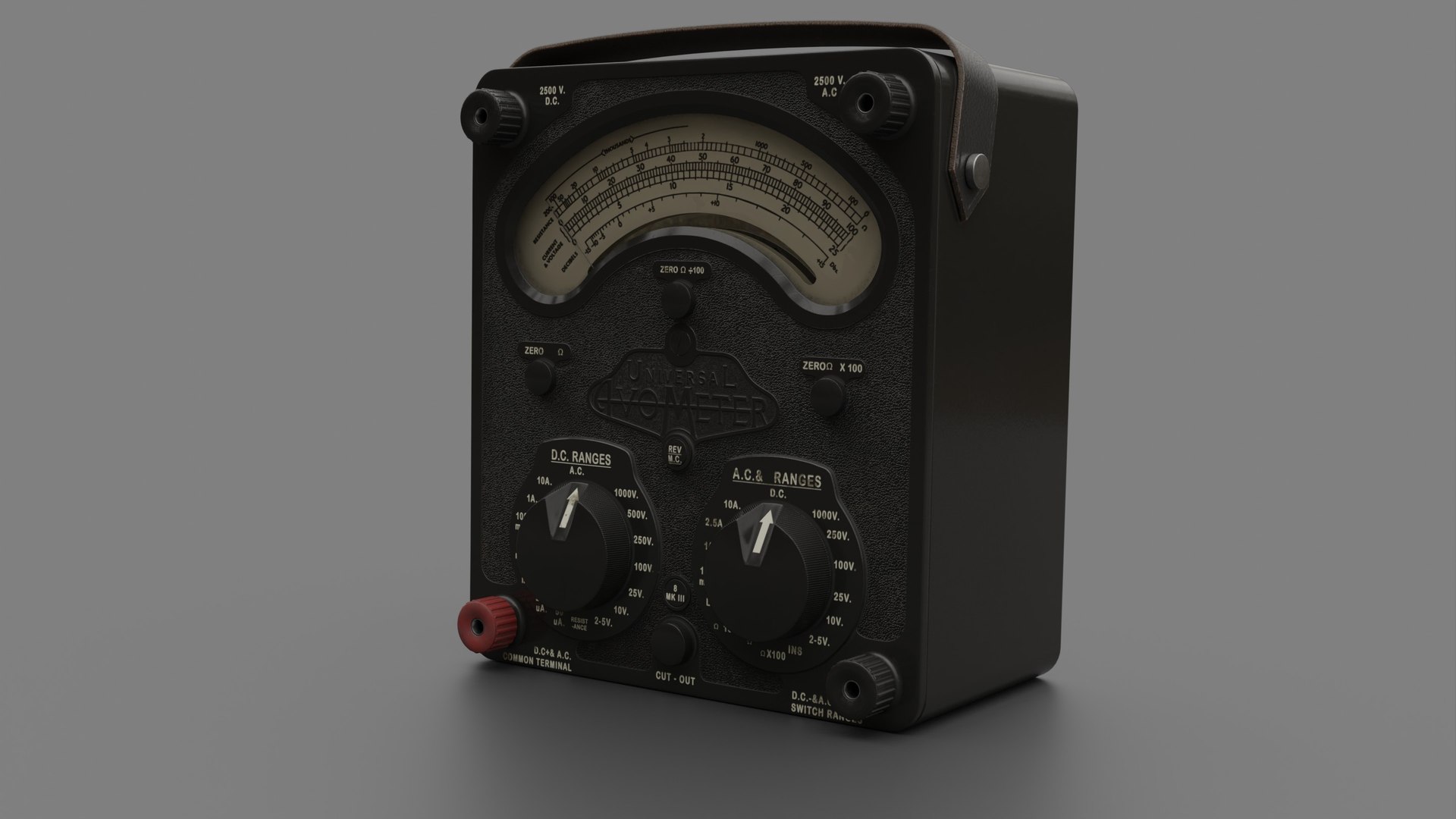3D AVO Model 8 MKII Multimeter PBR - TurboSquid 2267176