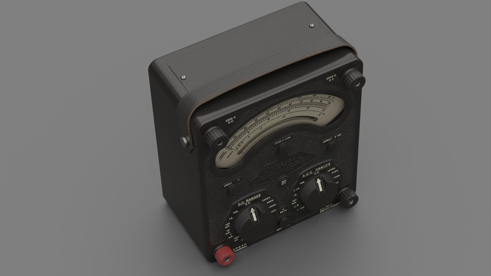 3D AVO Model 8 MKII Multimeter PBR - TurboSquid 2267176
