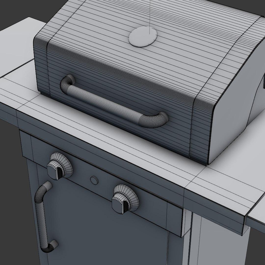 3D portable grill model - TurboSquid 1339757