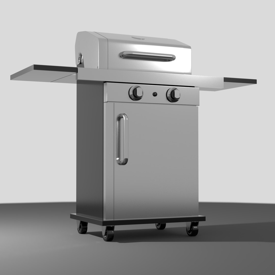 3D portable grill model - TurboSquid 1339757
