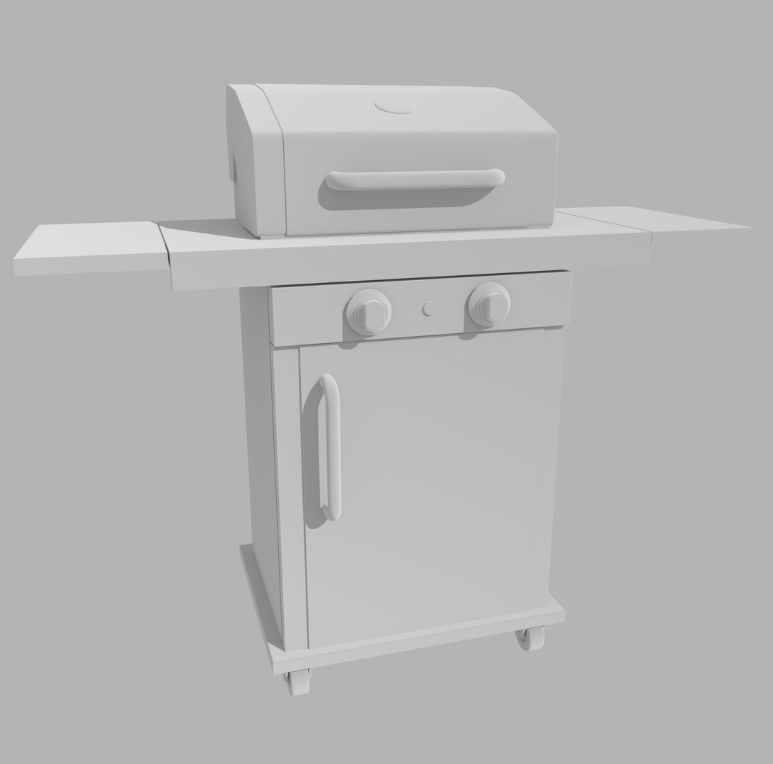 3D portable grill model - TurboSquid 1339757