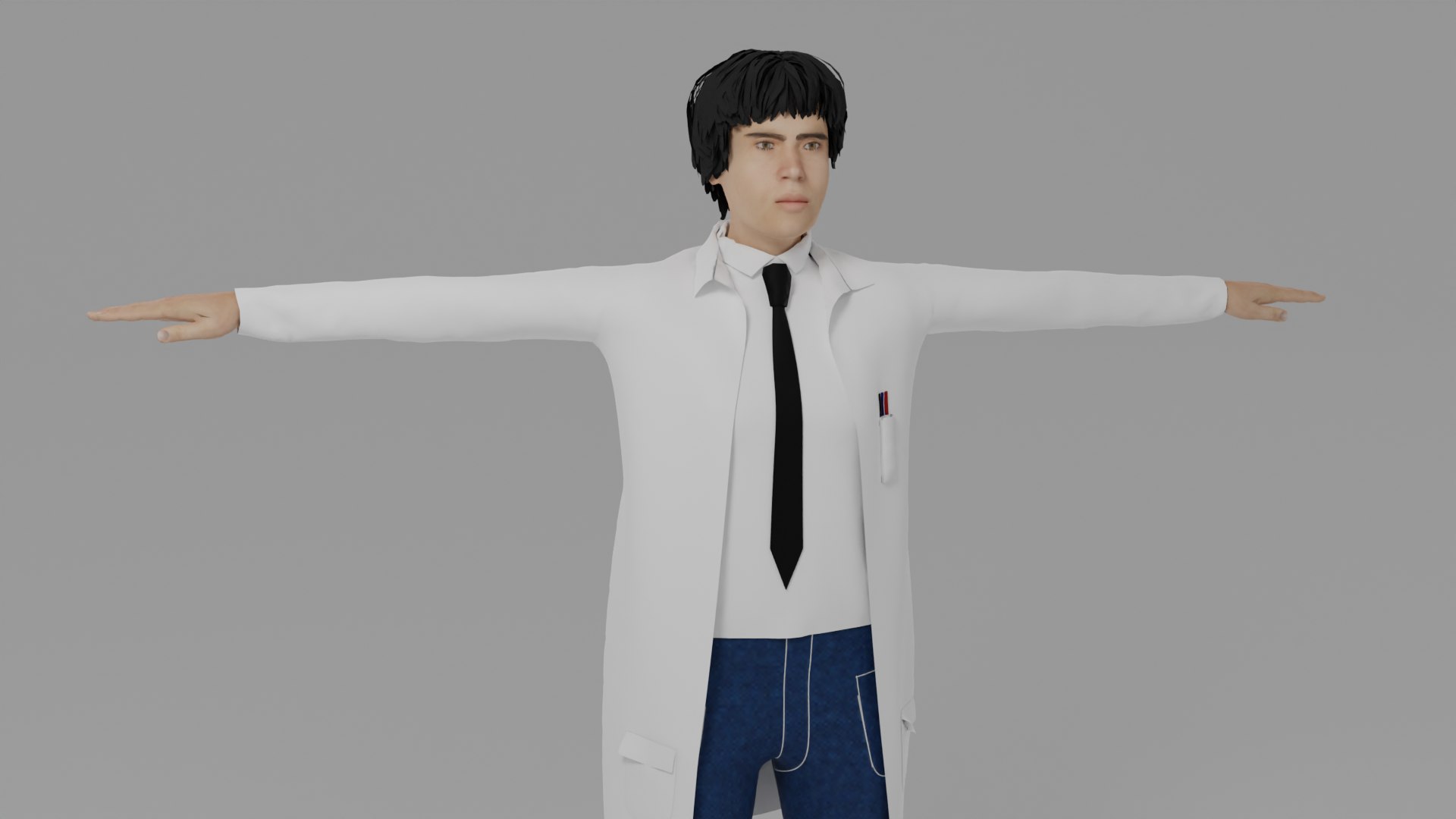 Scientist Man 3D - TurboSquid 2041857