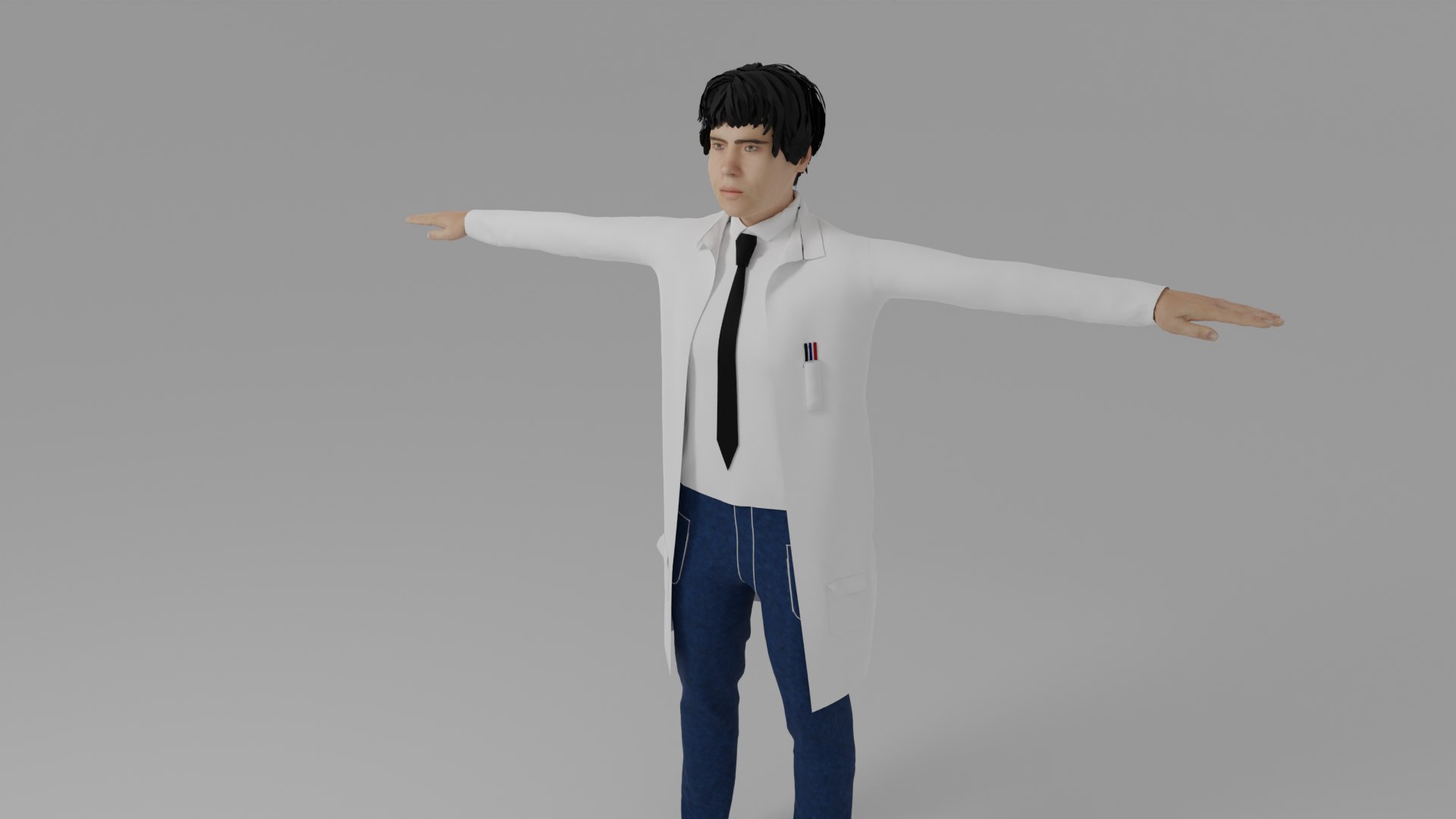 Scientist Man 3D - TurboSquid 2041857