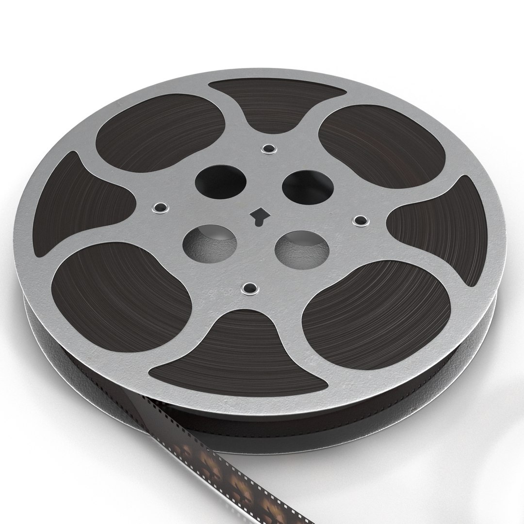 3ds max video film reel set