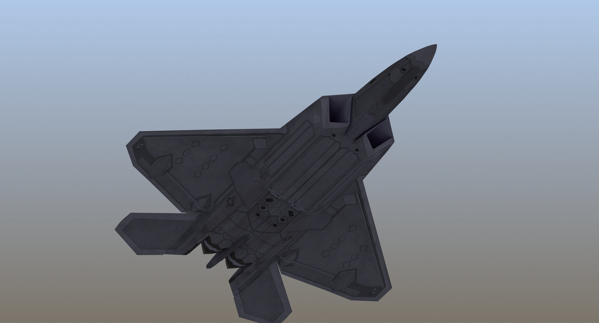 modelo 3d F-22 Raptor Game - TurboSquid 1259213