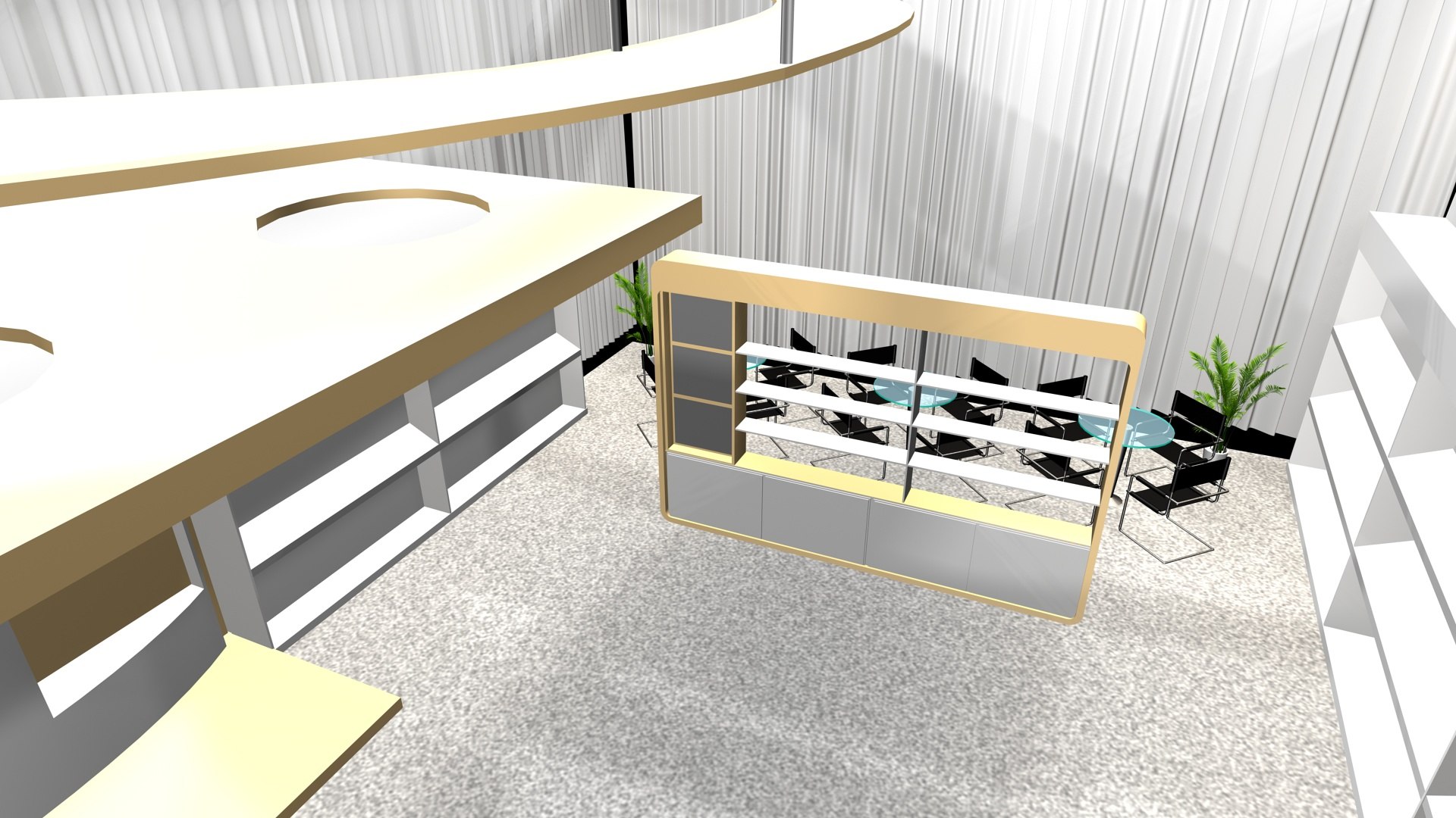3D One Side Open Stand - TurboSquid 1991457