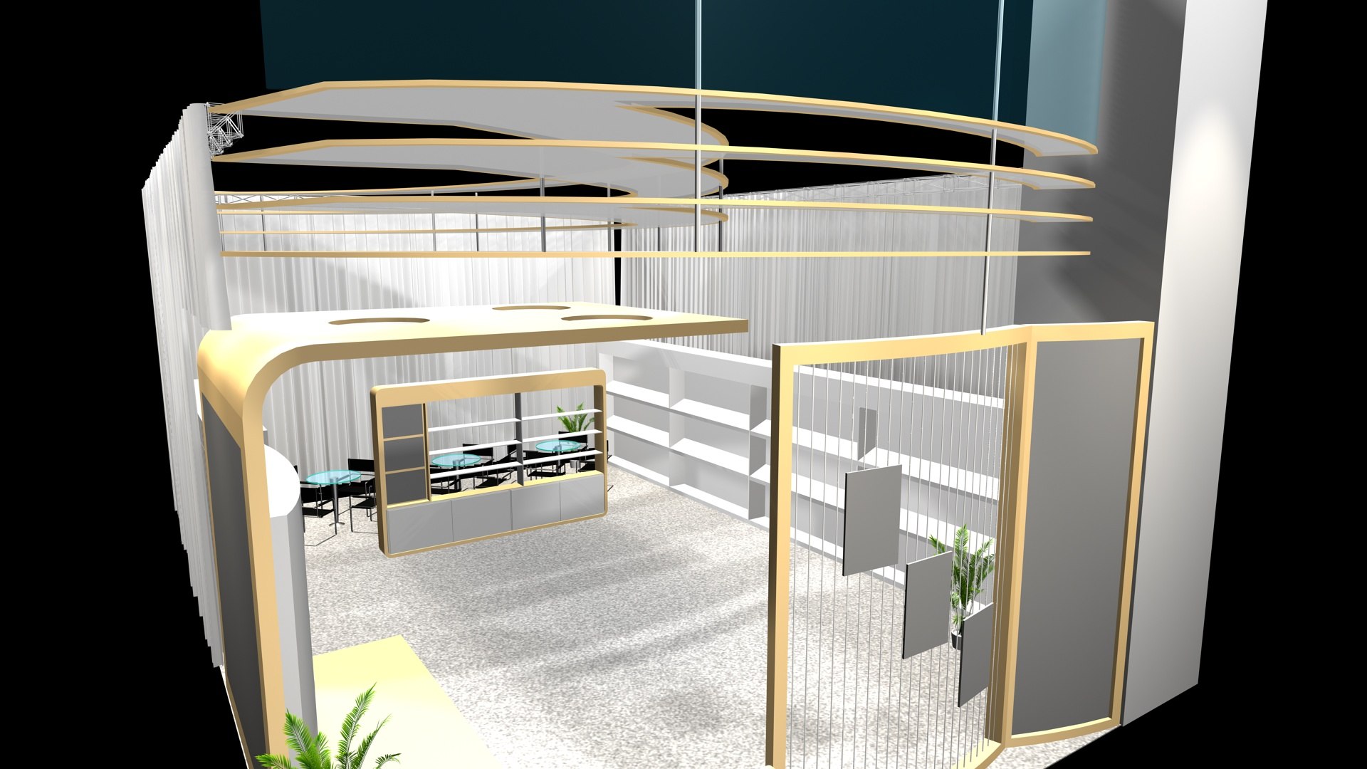 3D One Side Open Stand - TurboSquid 1991457