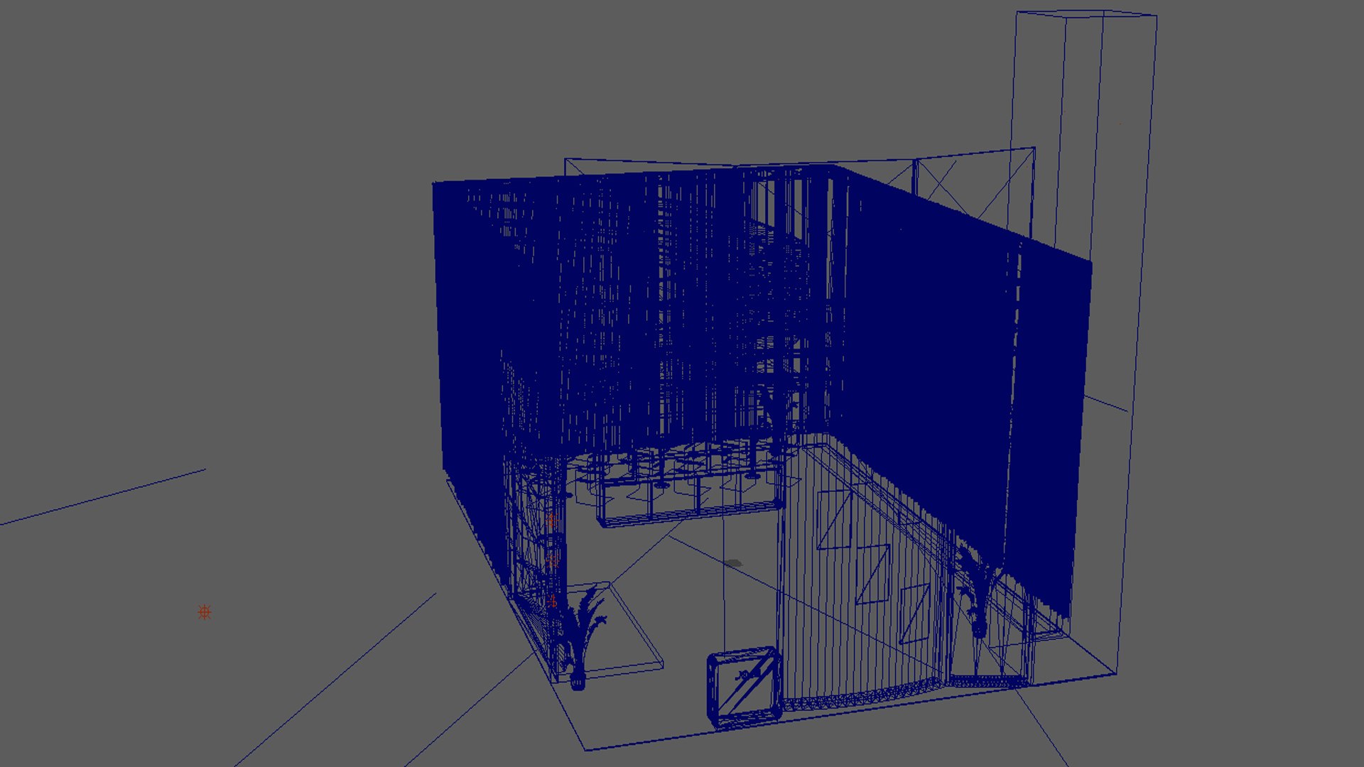 3D One Side Open Stand - TurboSquid 1991457