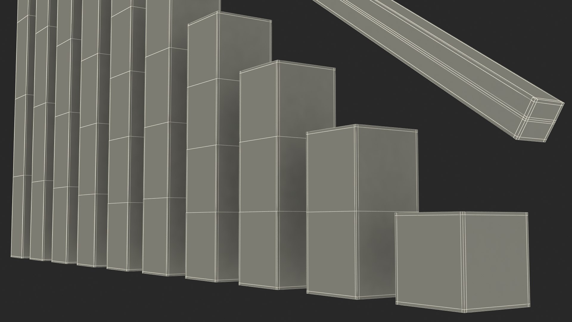 Graph Straight 3D Model - TurboSquid 1704213