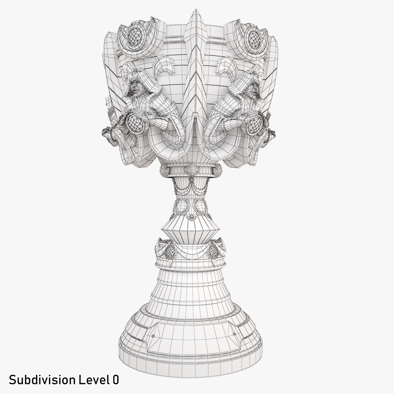 3D league legends summoner s cup - TurboSquid 1369555
