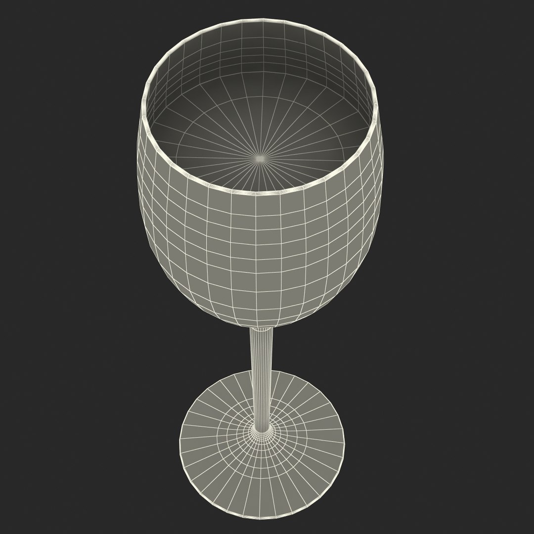 Wine Glass 3d Model