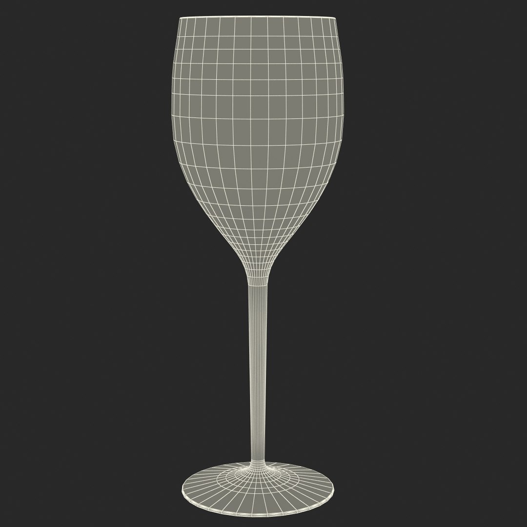 Wine Glass 3d Model