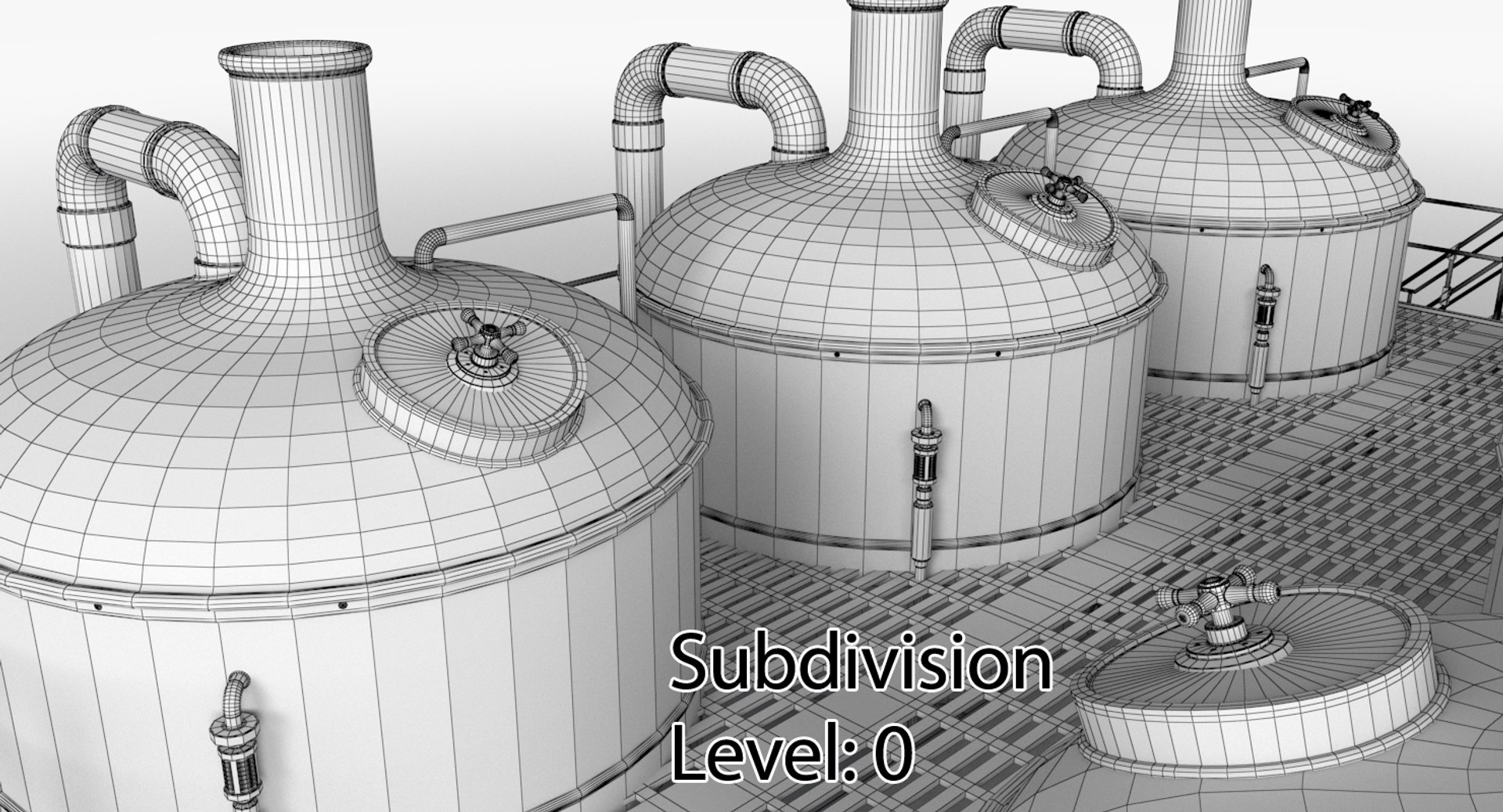 Brewery Scene 3d Max