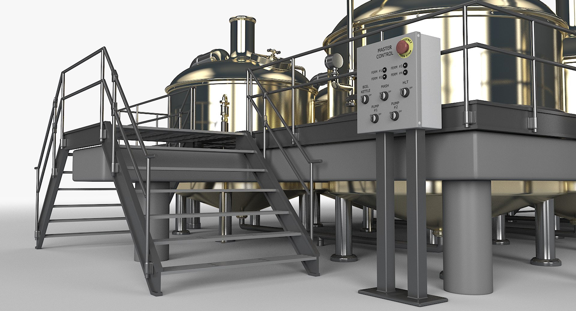 Brewery Scene 3d Max