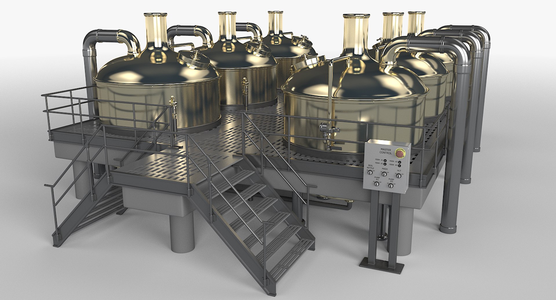 Brewery Scene 3d Max