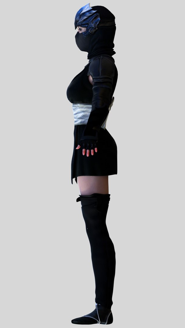Female Ninja 3D Model - TurboSquid 2084920