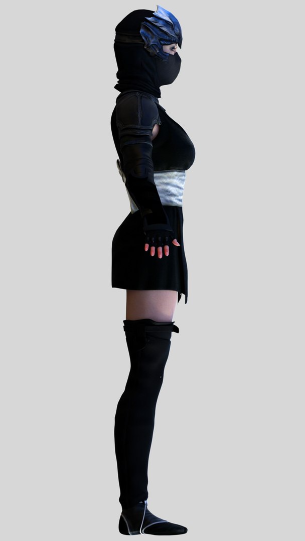 Female Ninja 3D Model - TurboSquid 2084920