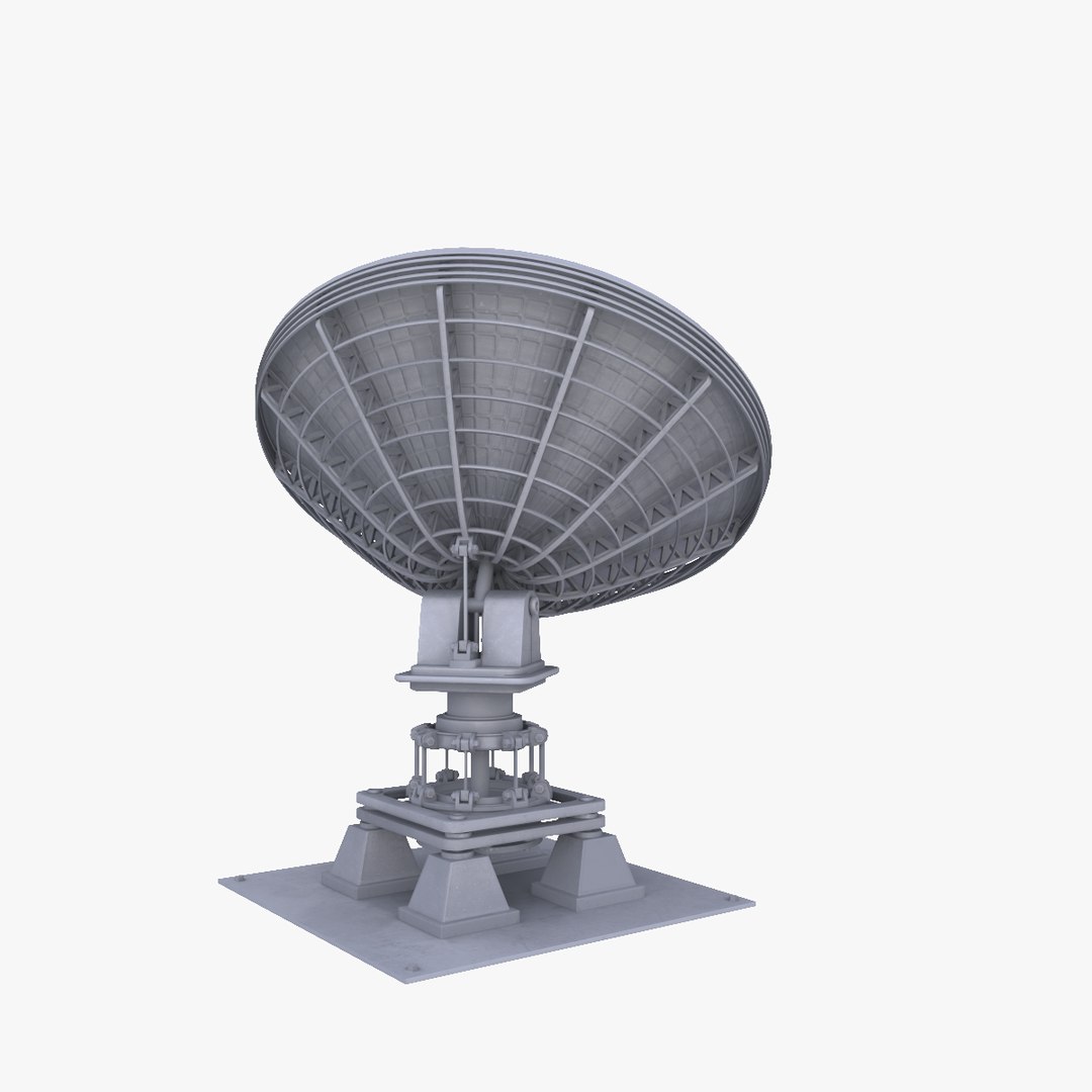 3d Satellite Dish Model