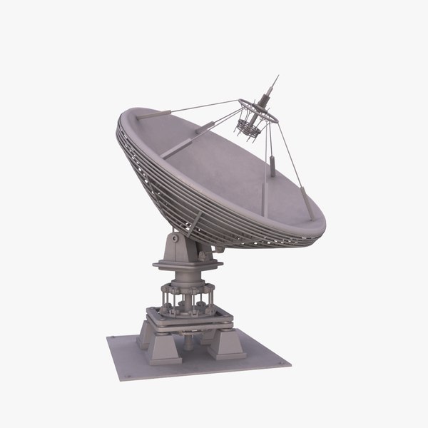 3d satellite dish model