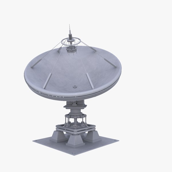 3d satellite dish model