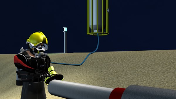 grinder underwater 3d max