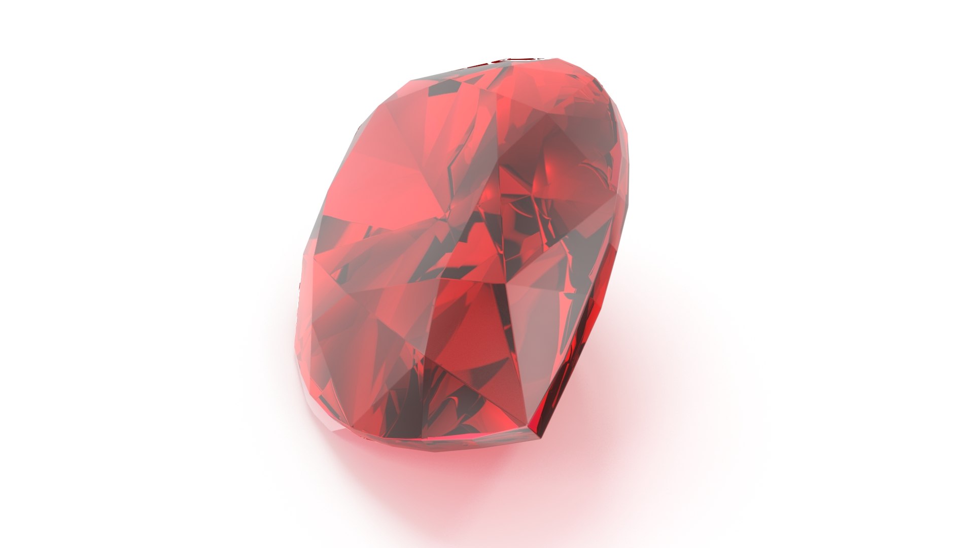 3D Marquise Cut Ruby - TurboSquid 1831988