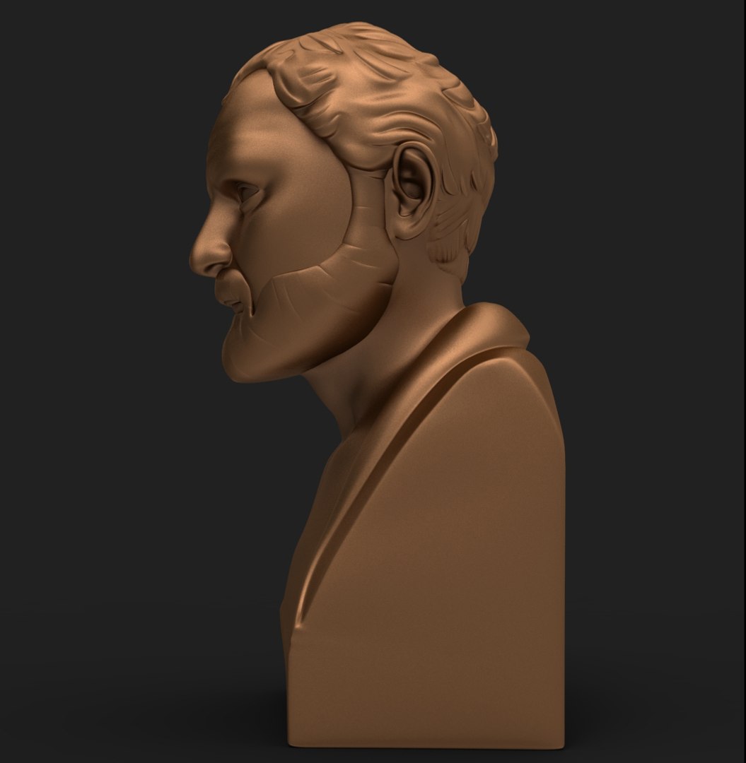 Sculpture Modelled 3d Obj