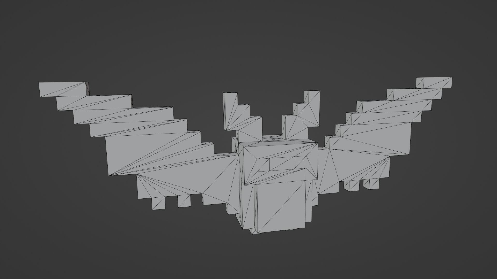 3D Voxel Bat model - TurboSquid 1955624