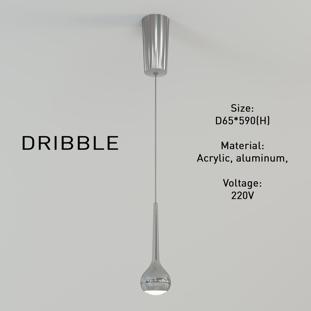 3d indoor light dribble model