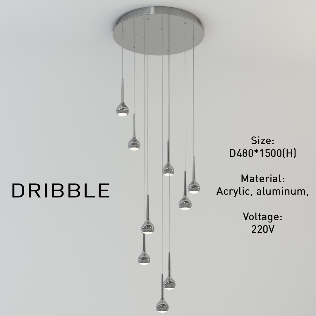 3d indoor light dribble model