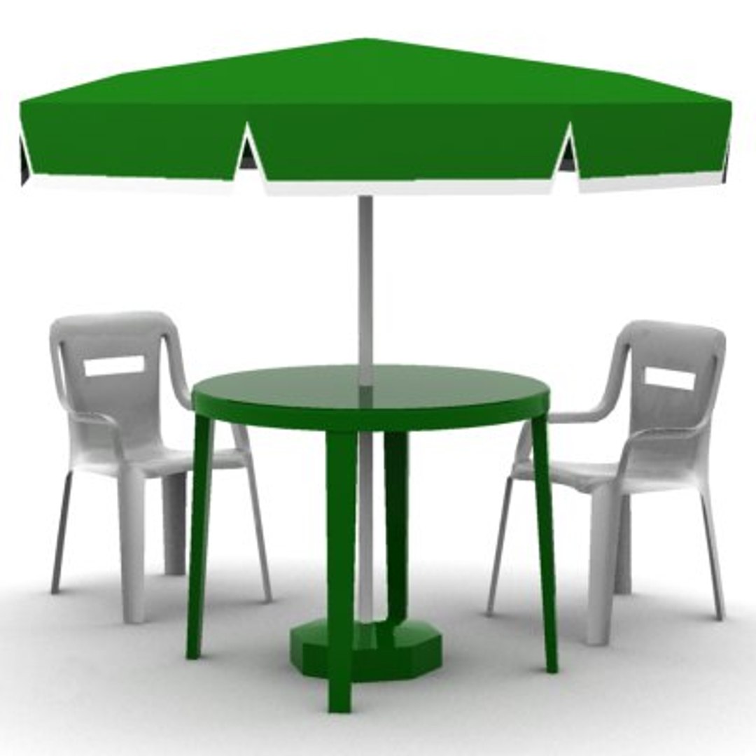 Cafe Chair 3d Model