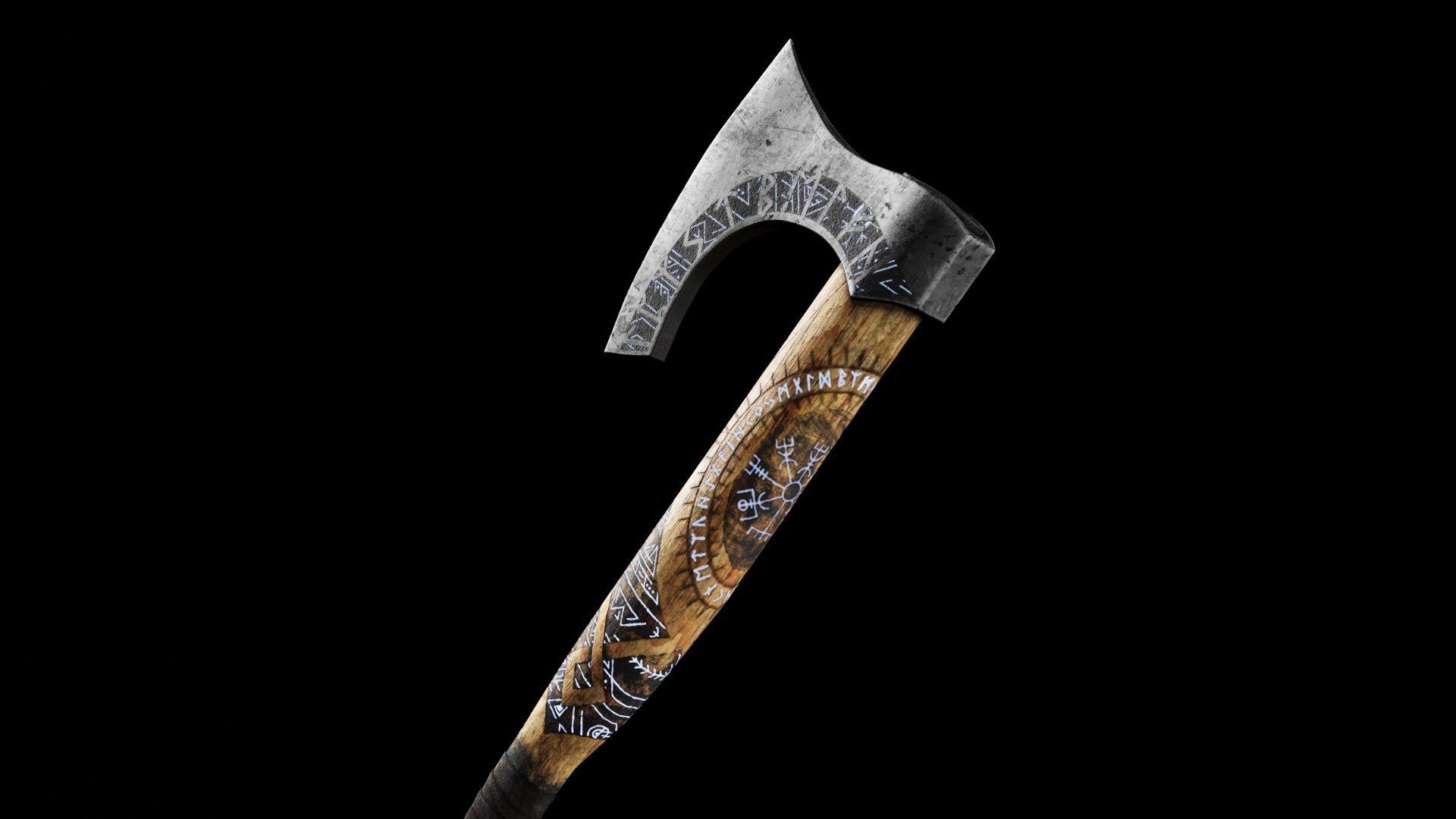 3D Battle Axe - TurboSquid 2207946