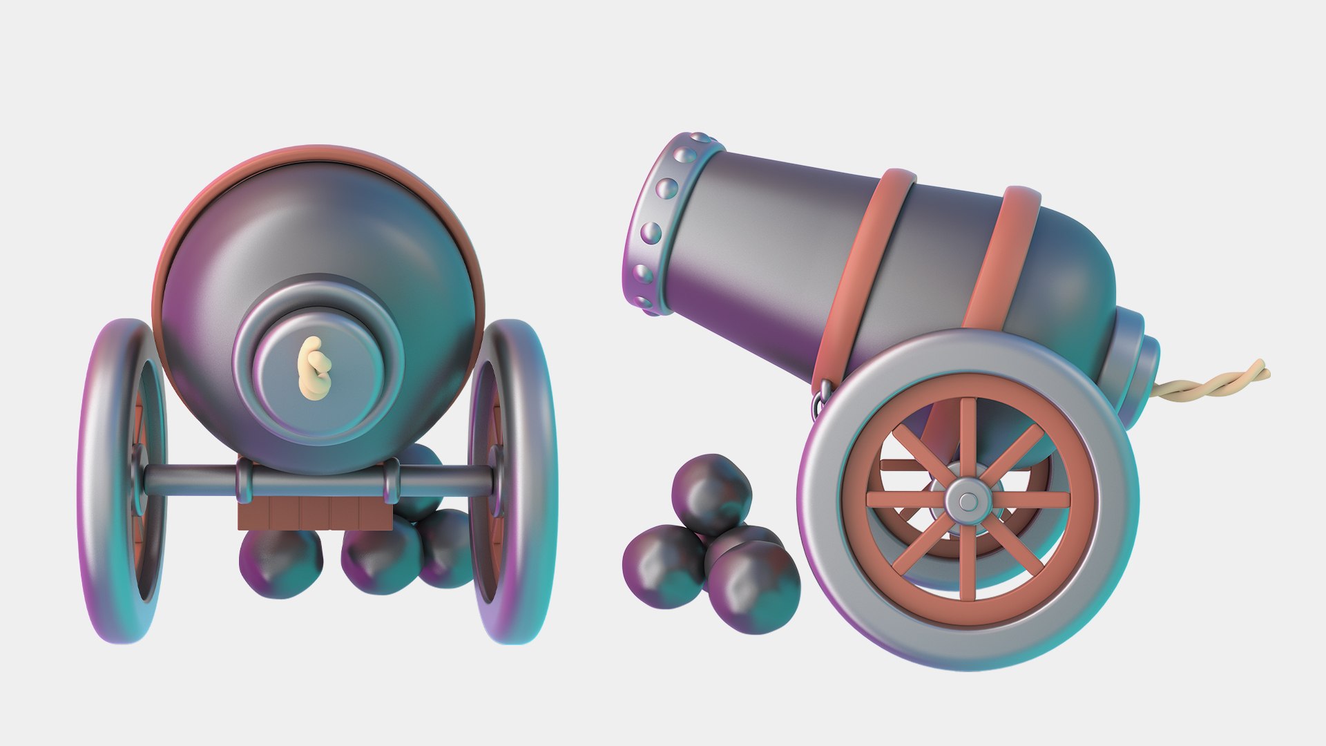 3D Ramadan Cannon - TurboSquid 1860682