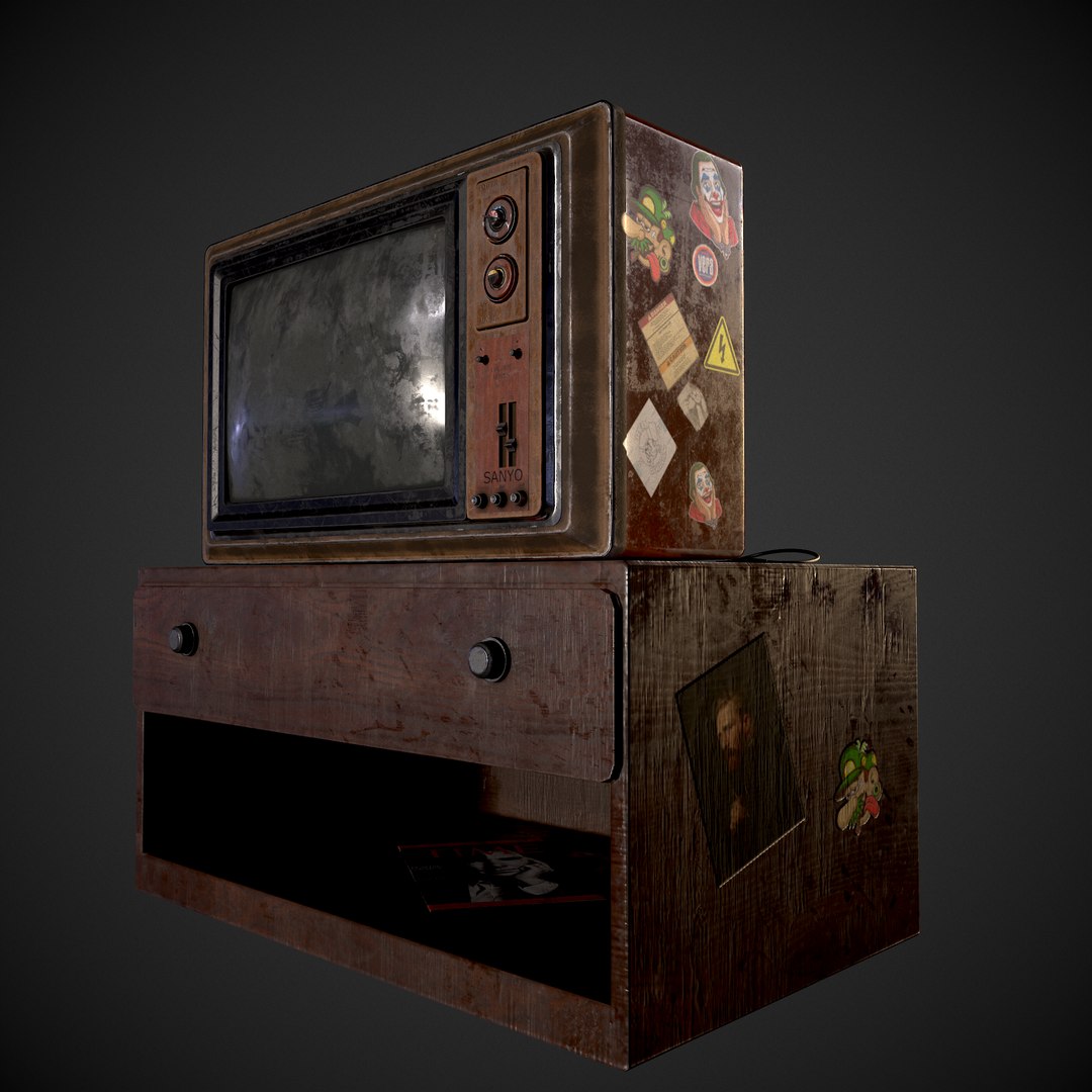 3D Old Tv - TurboSquid 1940048