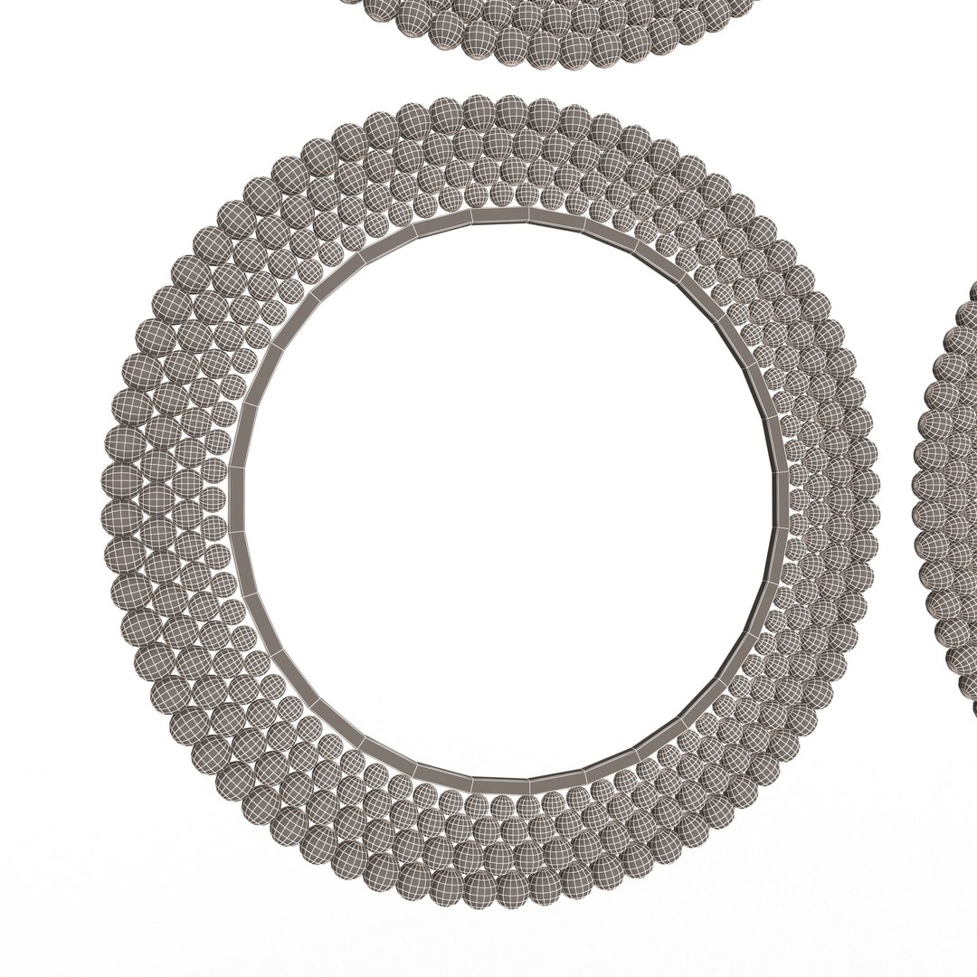 3D Model Round Mirror 03 - TurboSquid 1767471