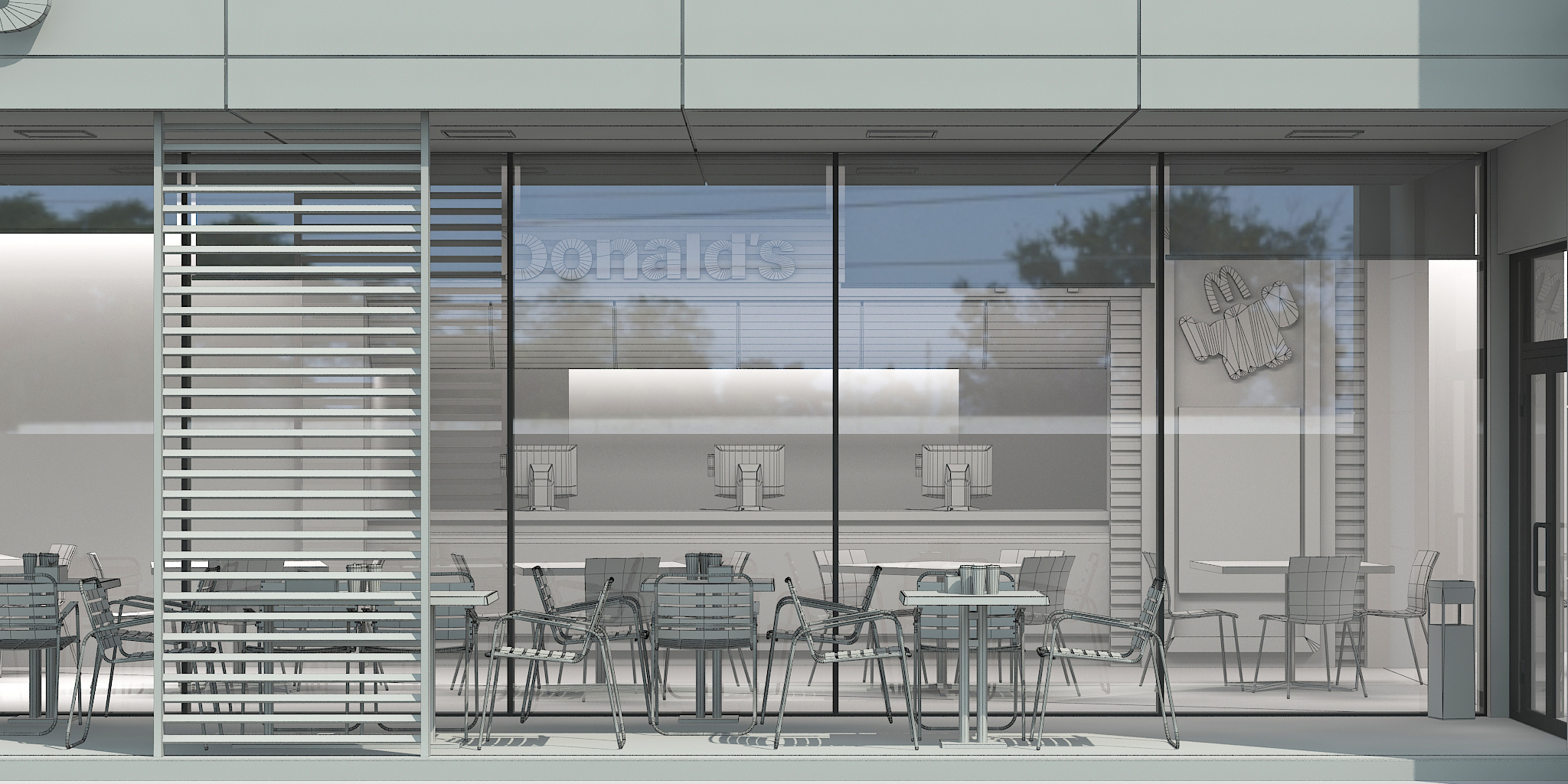 modelo 3d Restaurante Mc Donalds 04 - TurboSquid 1346367