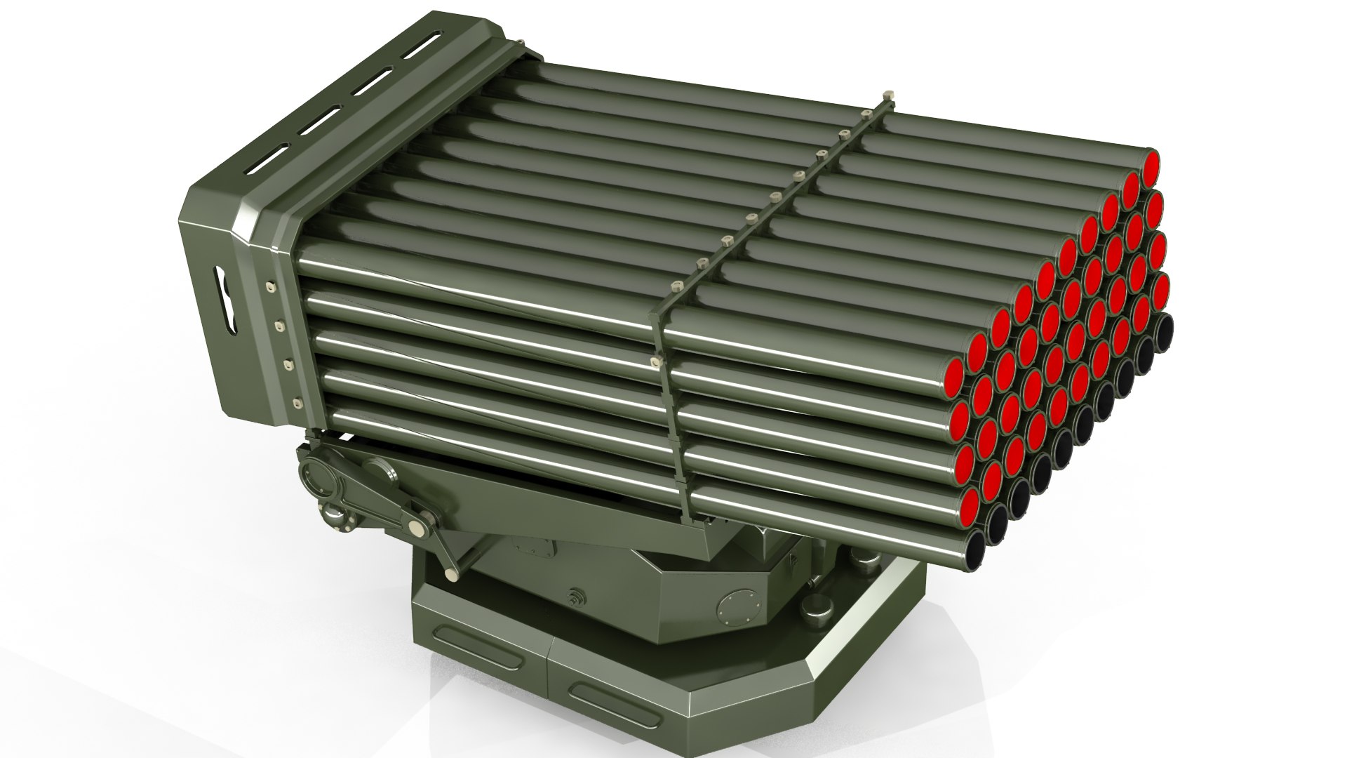 3D Multiple rocket launcher system - TurboSquid 2127484