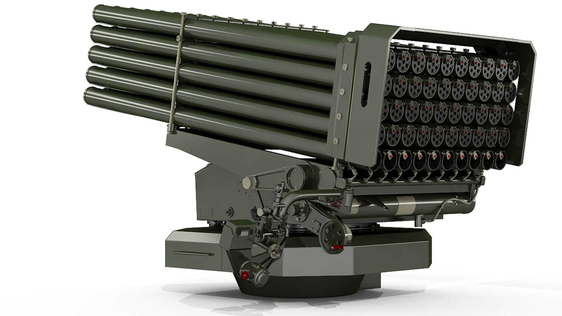 3D Multiple Rocket Launcher System - TurboSquid 2127484