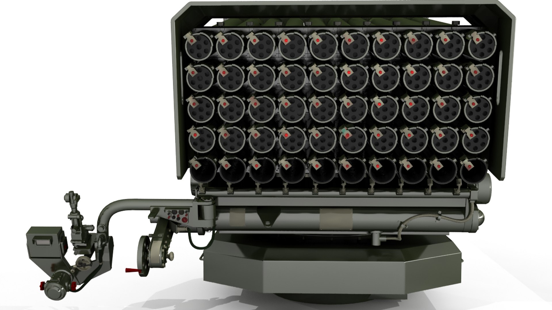 3D Multiple Rocket Launcher System - TurboSquid 2127484