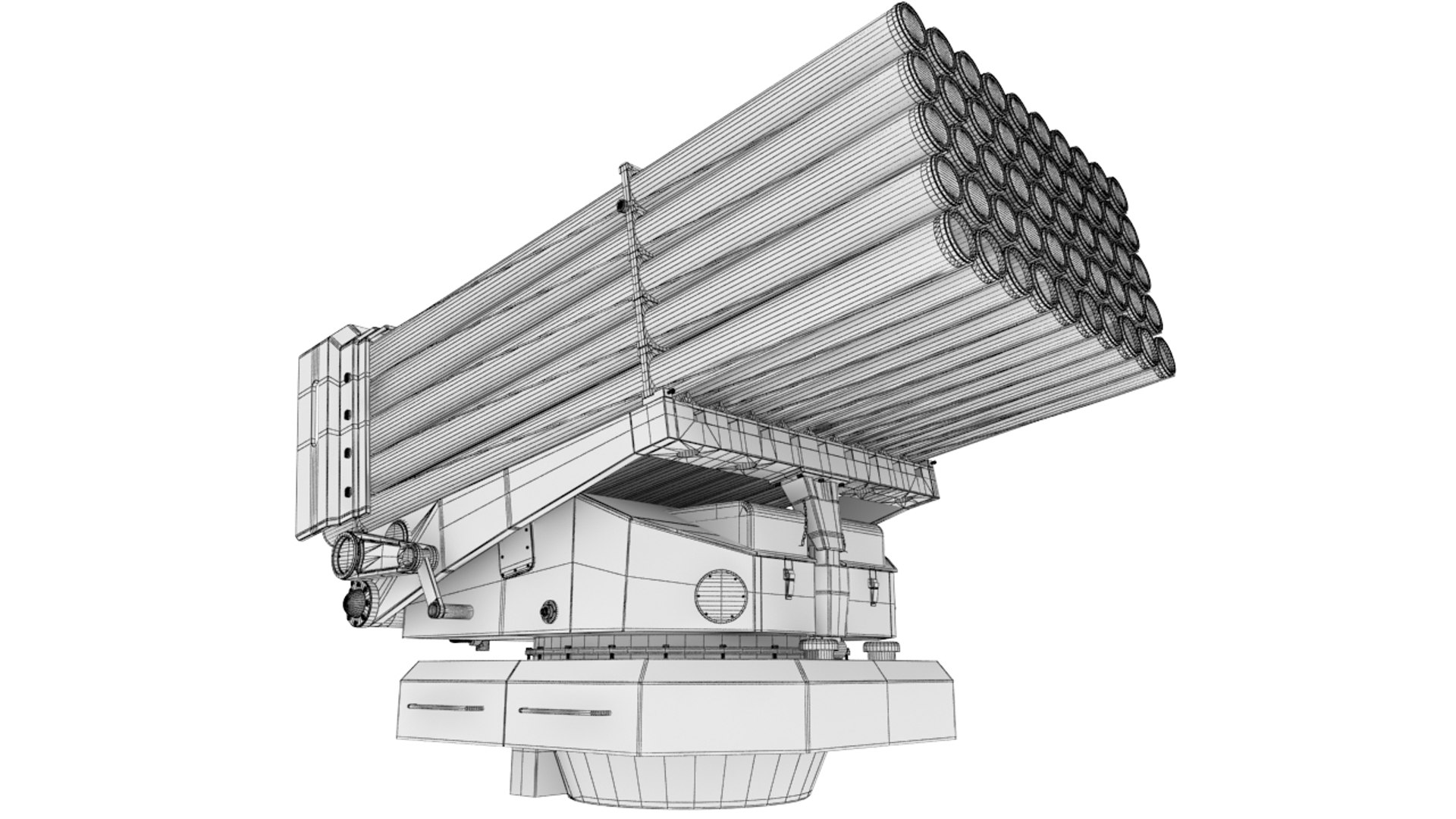 3D Multiple Rocket Launcher System - TurboSquid 2127484